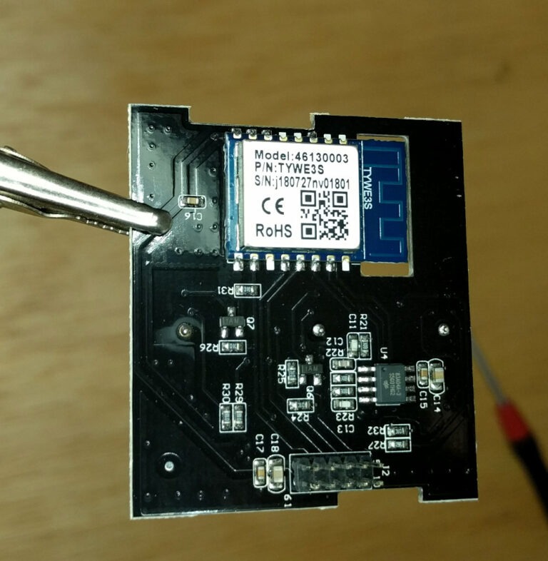 I was able to flash it to tasmota easily with tuya-convert and connect ...